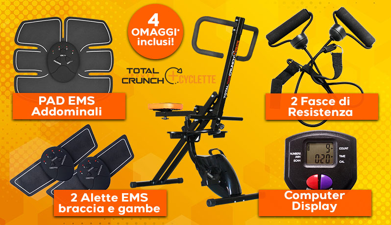 TOTAL CRUNCH EVOLUTION - Un'intera palestra a casa tua