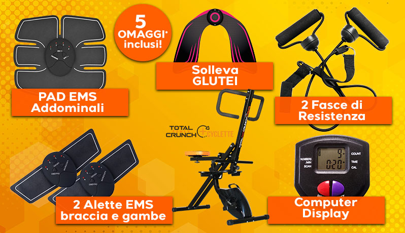 TOTAL CRUNCH EVOLUTION - Un'intera palestra a casa tua
